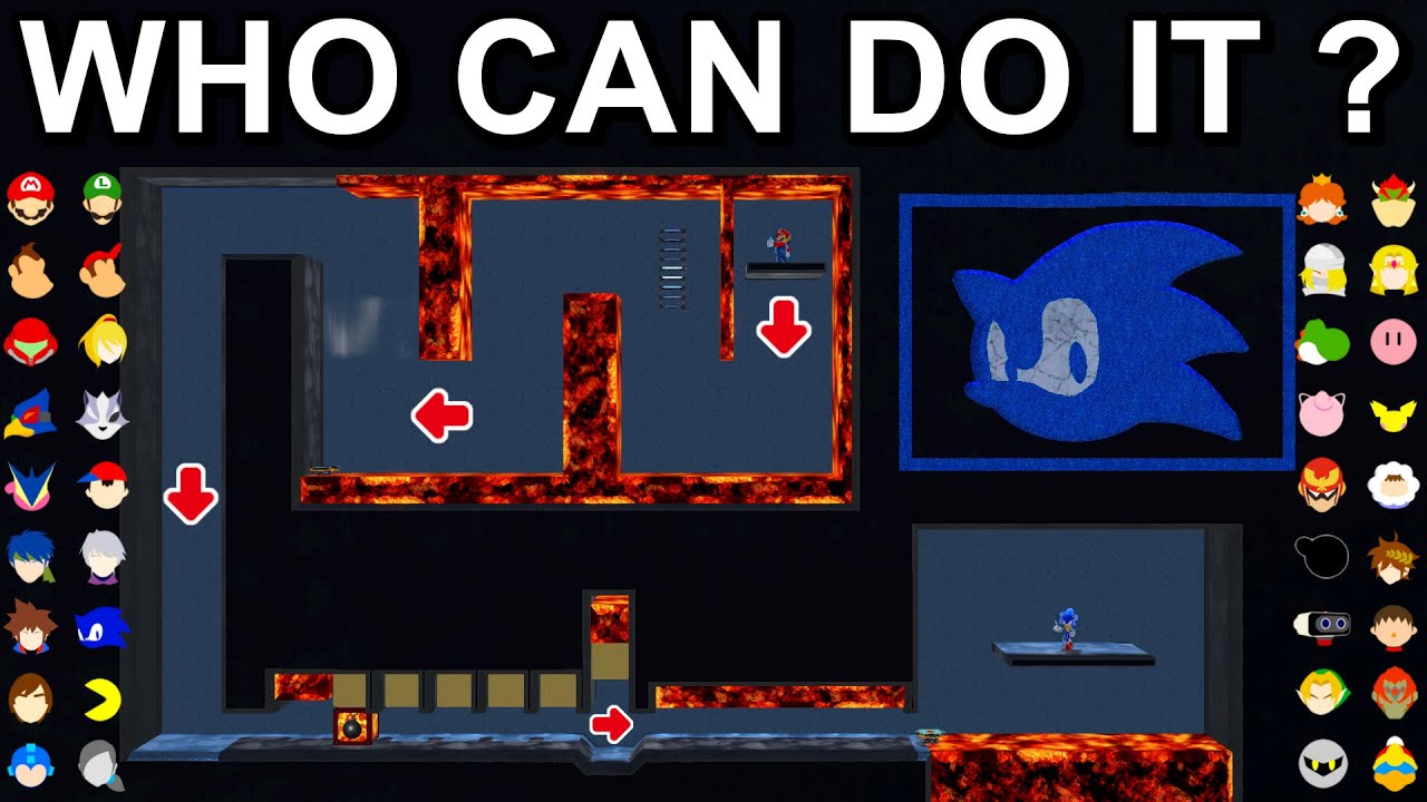 Who Can Make It? Sonic's Obstacle Course - Super Smash Bros. Ultimate ...