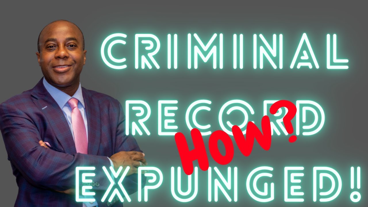Criminal Record Expungement in Michigan - YouTube