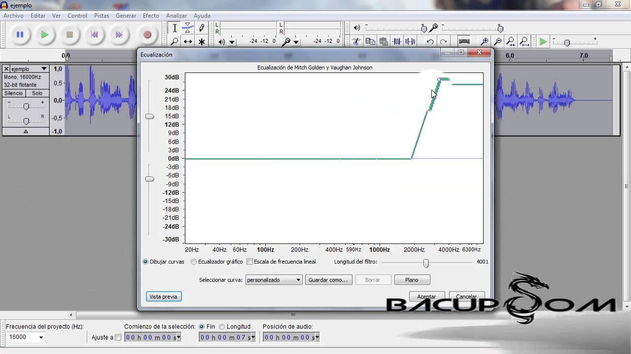Como hacer el efecto de voz en la radio con AudaCity | Fácil y Rápido|2015|Loquendo| - YouTube