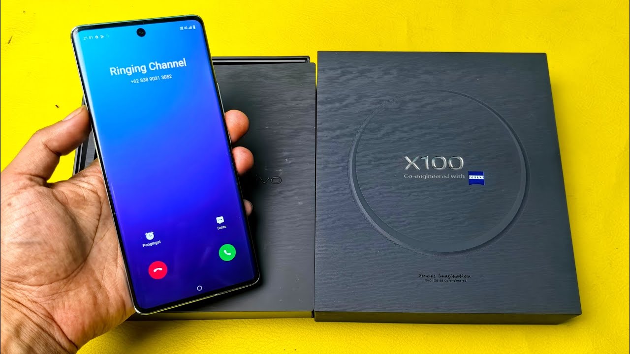 UNBOXING VIVO x100 5g, & incoming call & boot animation... - YouTube