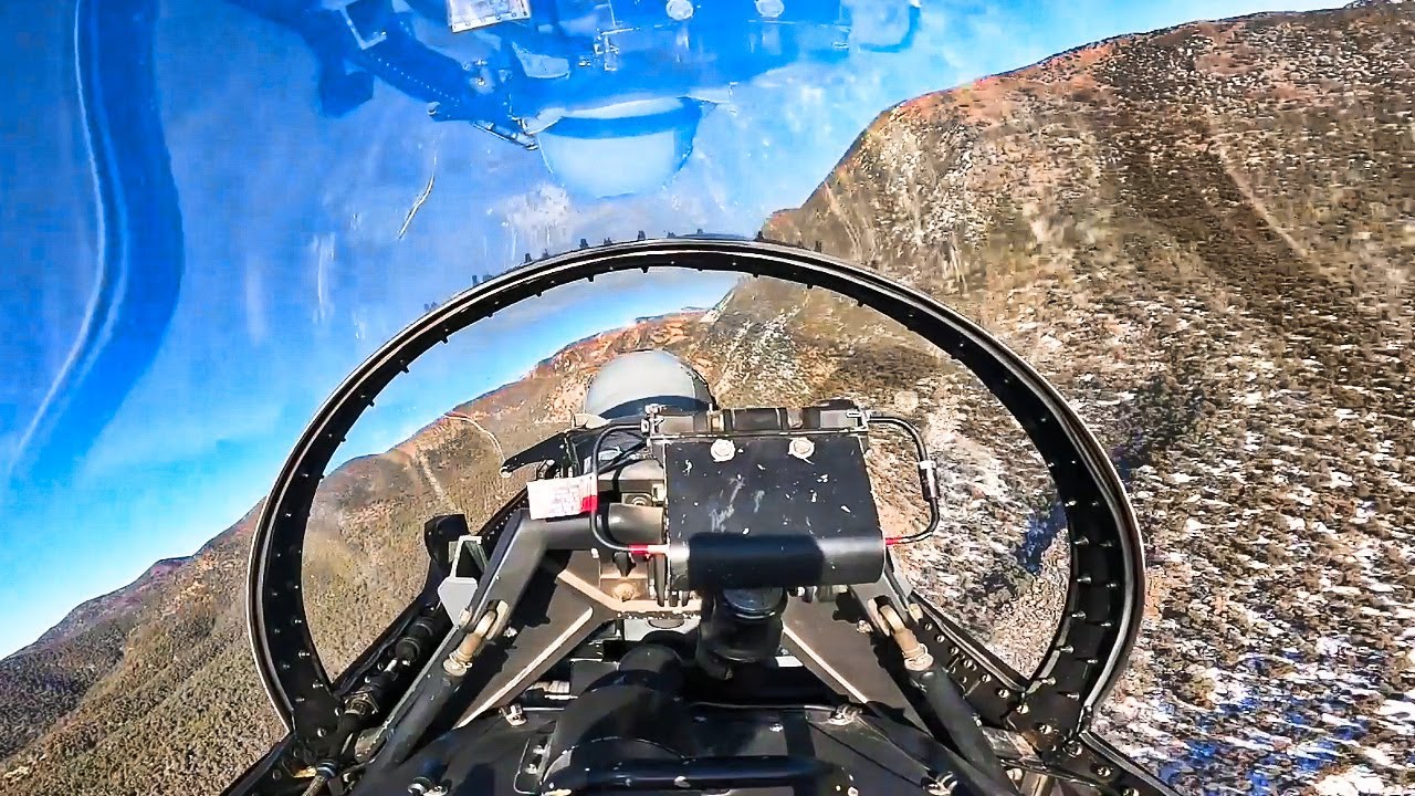 F-16 Cockpit Point of View Footage - YouTube