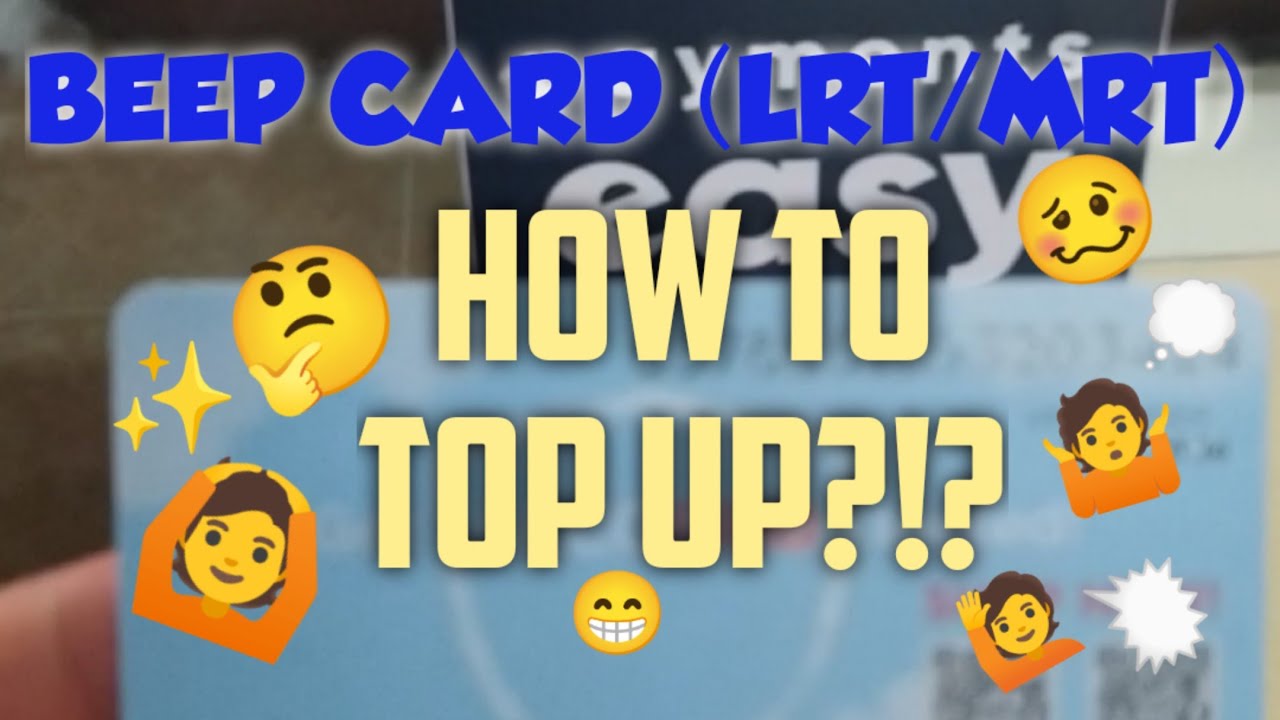 LRT/MRT BEEP CARD - YouTube