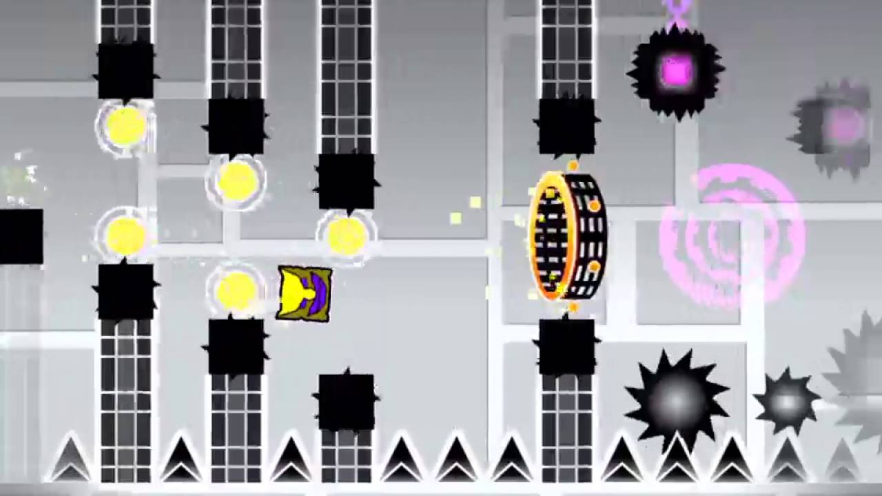 Geometry dash ice cave (demon) - YouTube