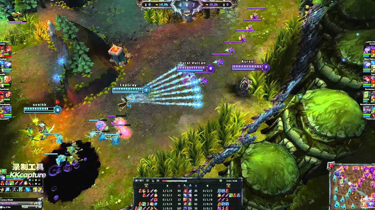 League of Legends Woad Ashe Gameplay - YouTube