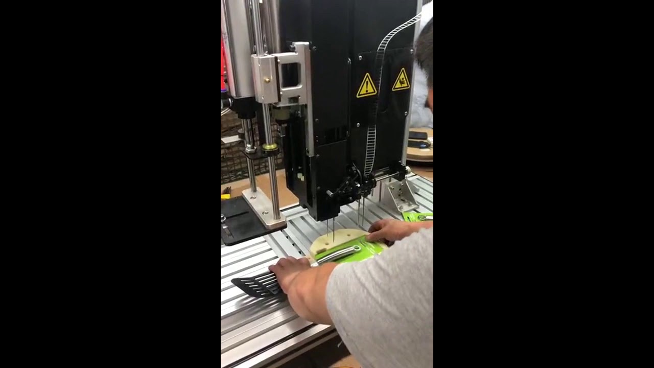 Elastic Staple Fastening Machine, Elastic Staple Machine - YouTube
