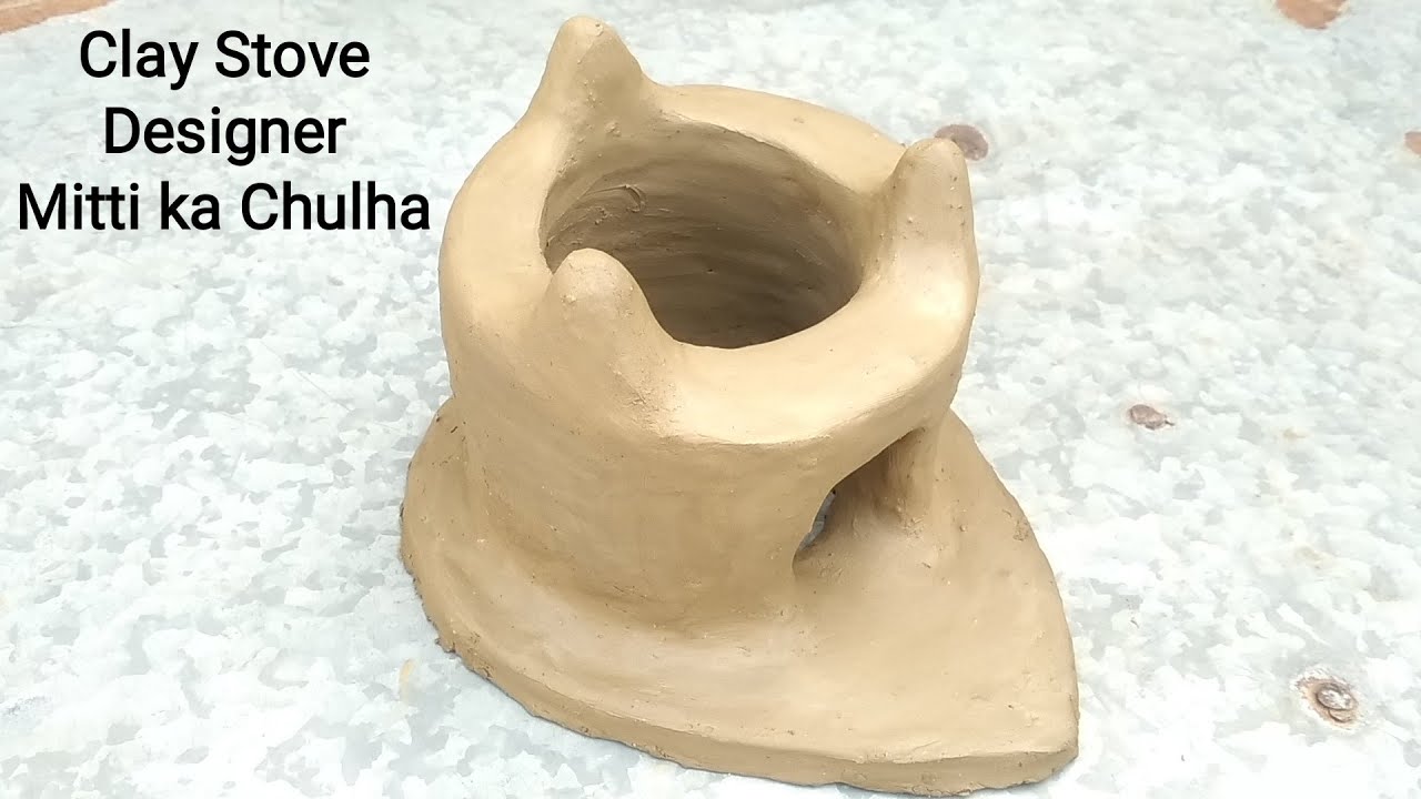 Mitti ka chulha | village style Mitti ka chulha | Making Clay oven ...