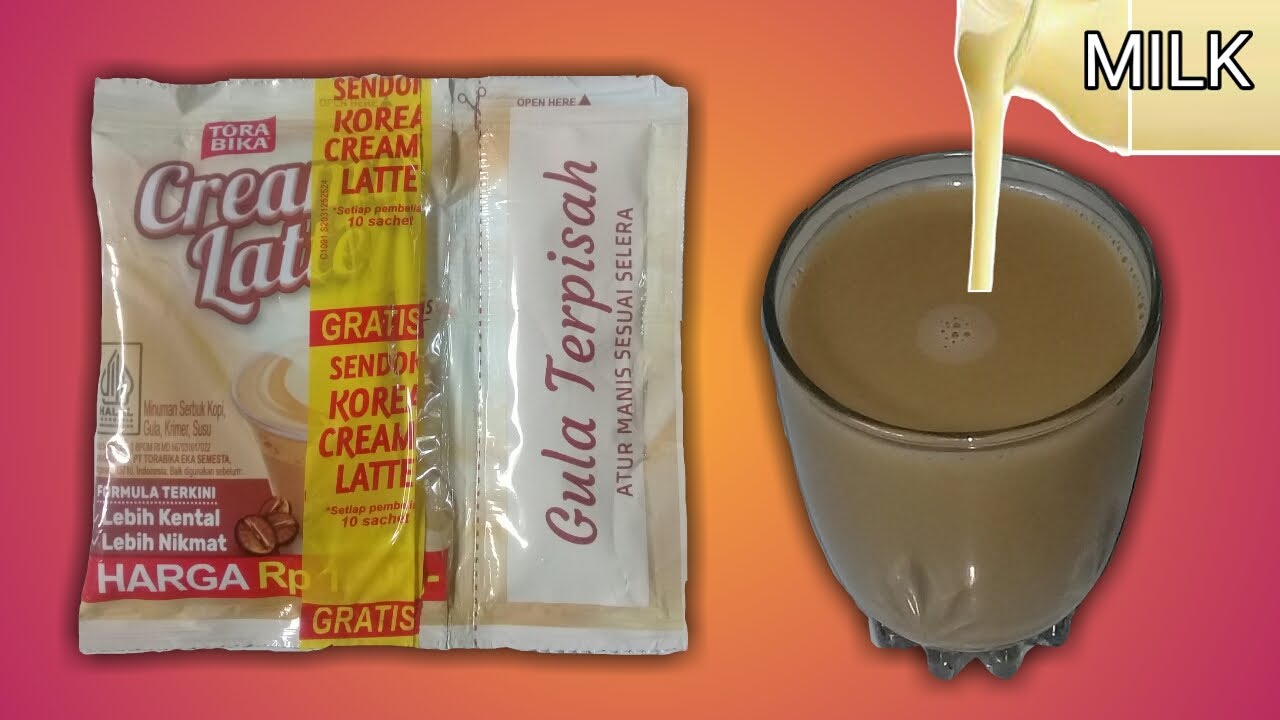 Cara membuat kopi creamy latte | Kopi creamy latte - YouTube