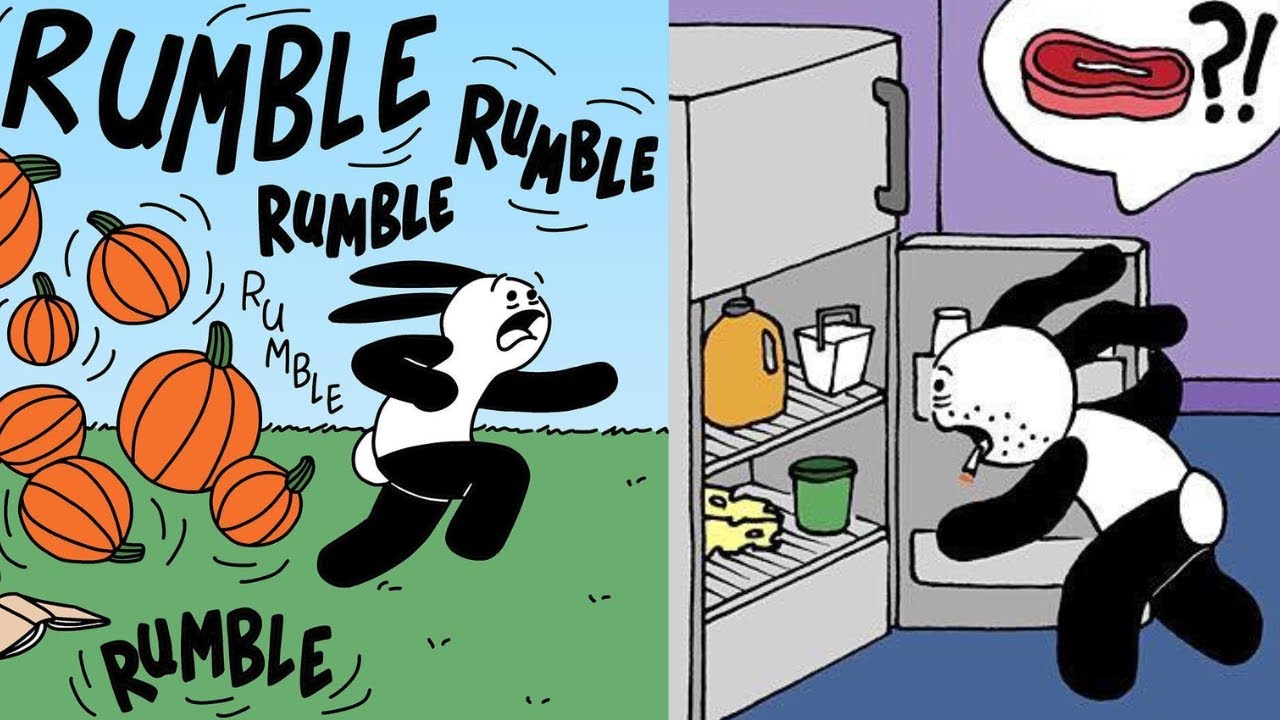 Cute Comics | But Not So Cute Endings | Funny buni comics #61 😼 - YouTube