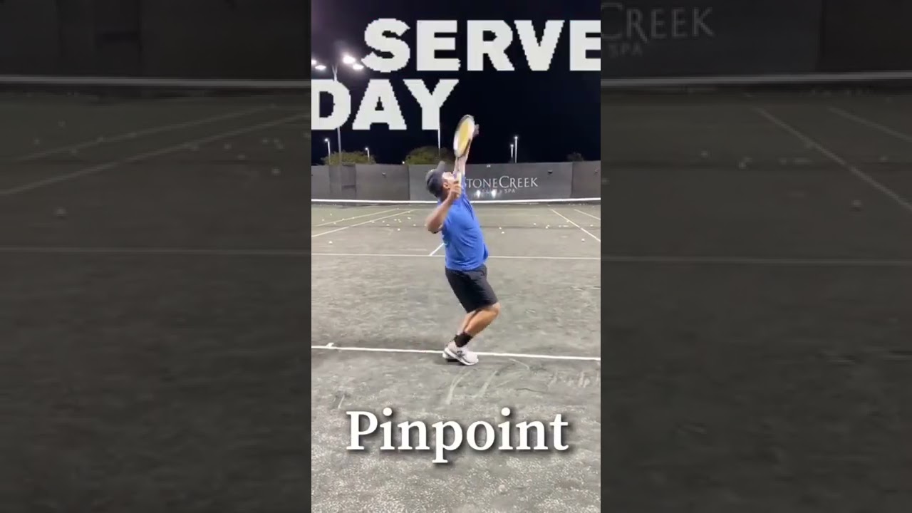 Tennis serve - Platform & Pinpoint - YouTube