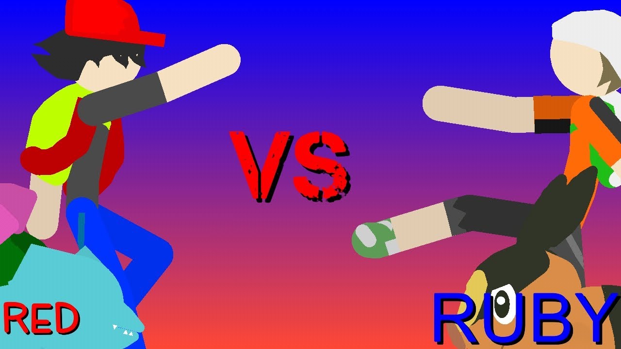 Ruby vs Red (stick nodes) - YouTube