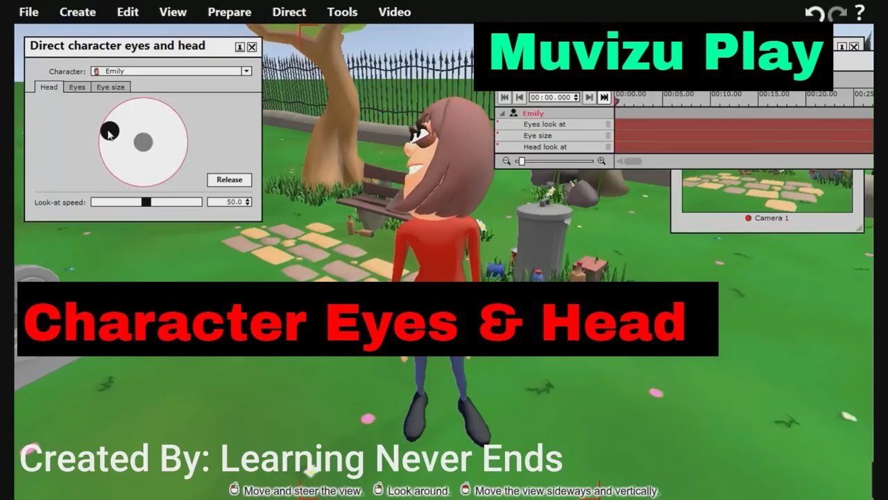 Muvizu tutorial 8: Change Character Eyes & Head in Hindi | Learning ...