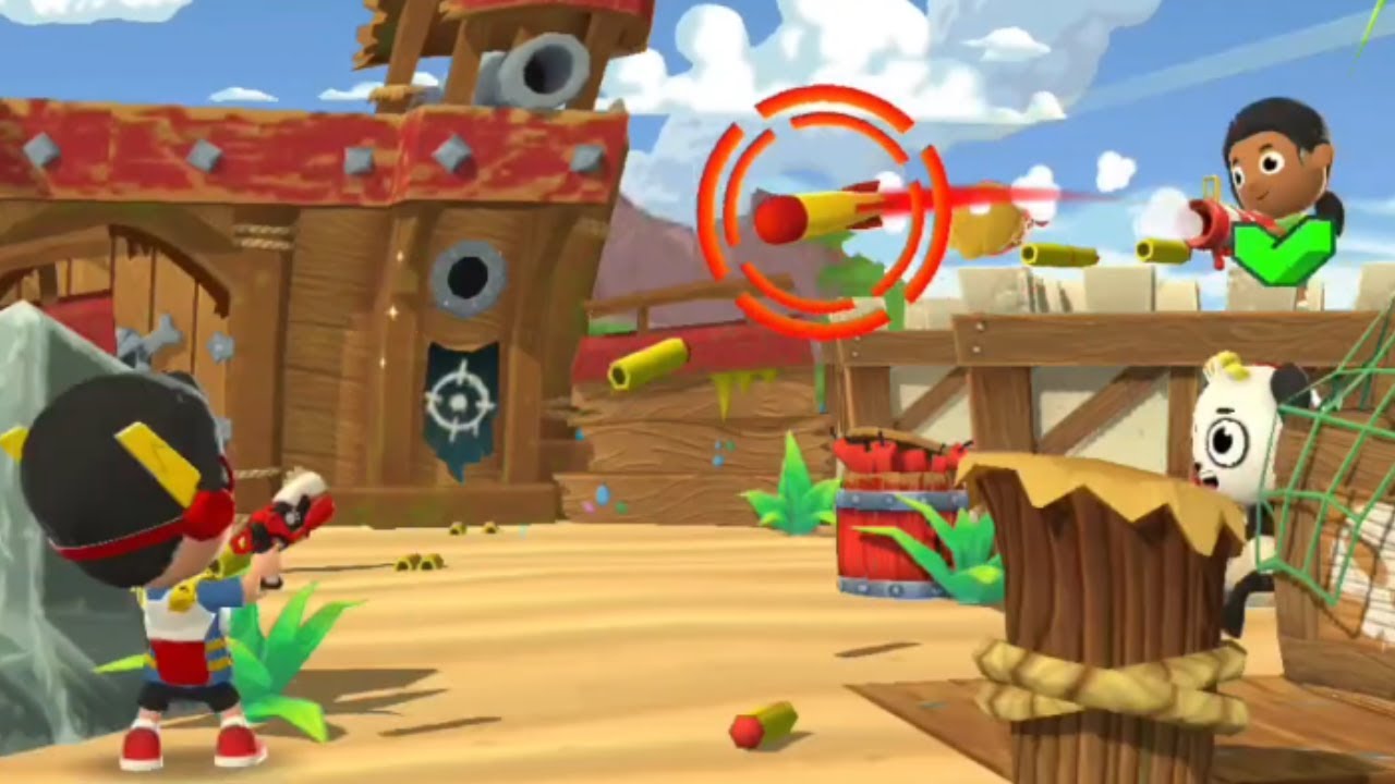 Ryan's World games: Ryan's Dart Tag gameplay 02 - Playing Ryan's games ...