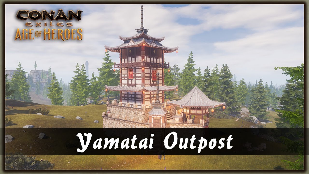 HOW TO BUILD A YAMATAI OUTPOST [SPEED BUILD] - CONAN EXILES - YouTube