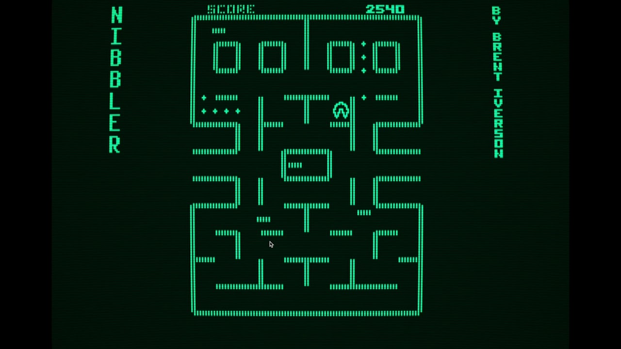 We play Nibbler for the Apple II (Nibble Magazine - Brent Iverson, 1983 ...