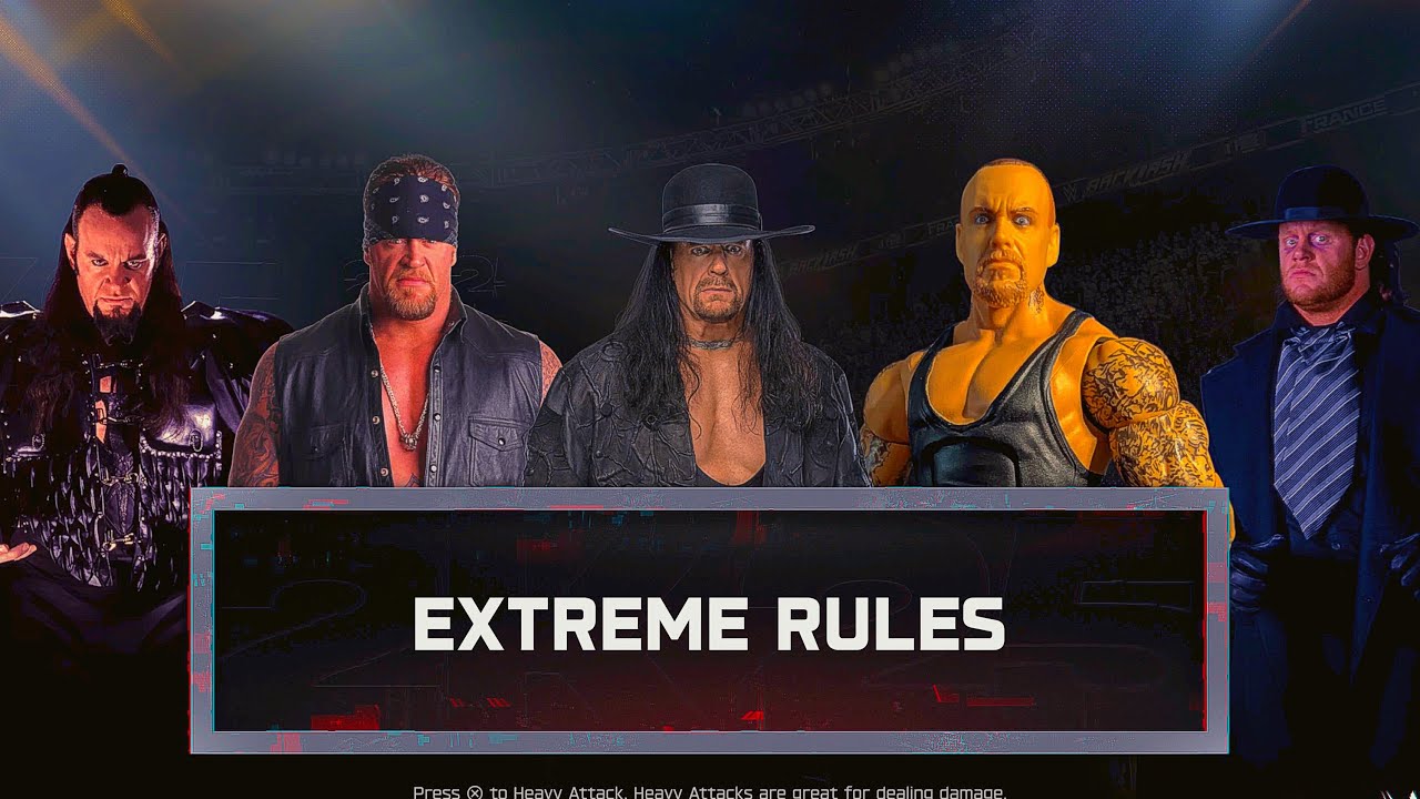 WWE 2K25 All Undertakers Extreme Rules Gameplay - YouTube