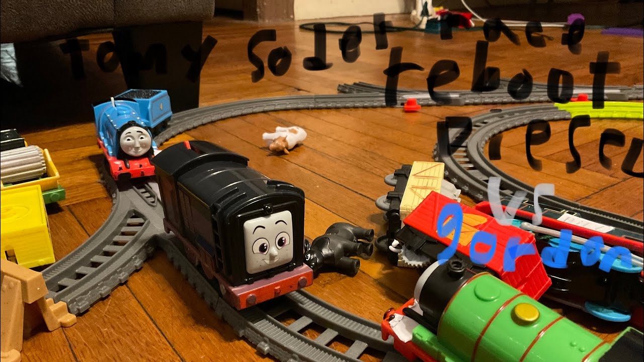 Tomy soder races : reboot diesel vs Gordon round 2 race 2 - YouTube
