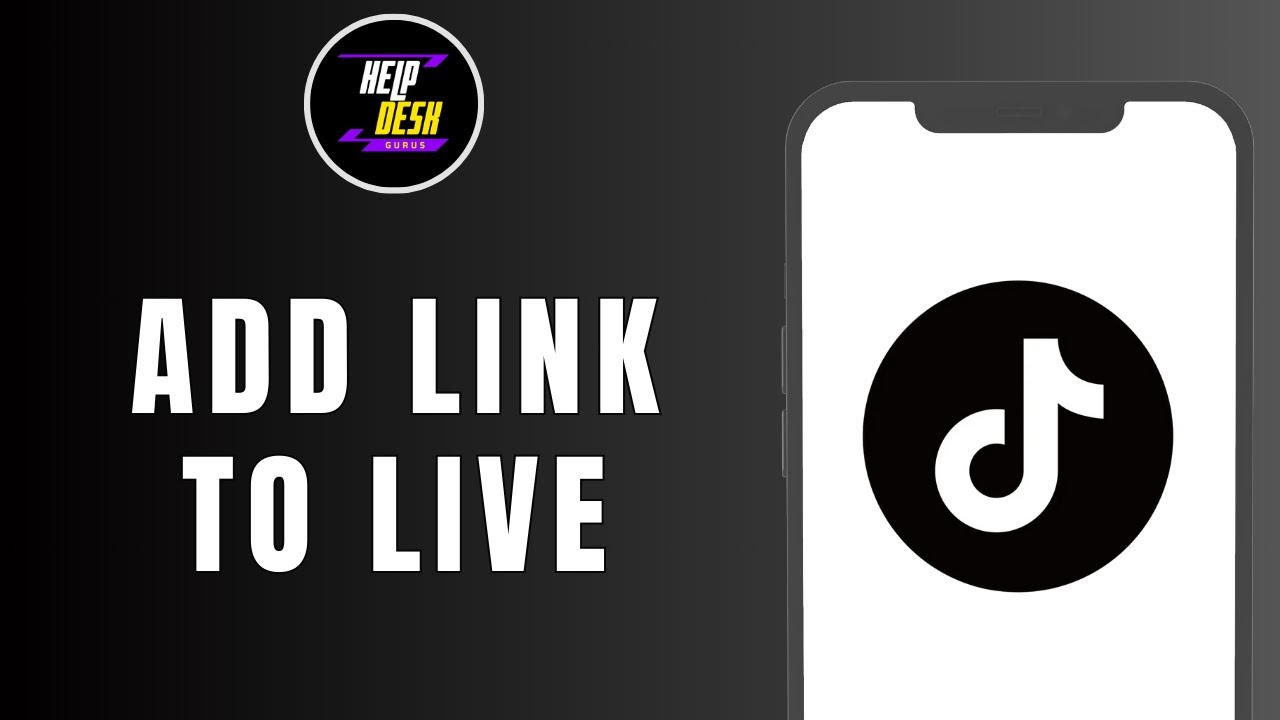 How to Add Link to Tiktok Live On Tiktok Live Studio - YouTube