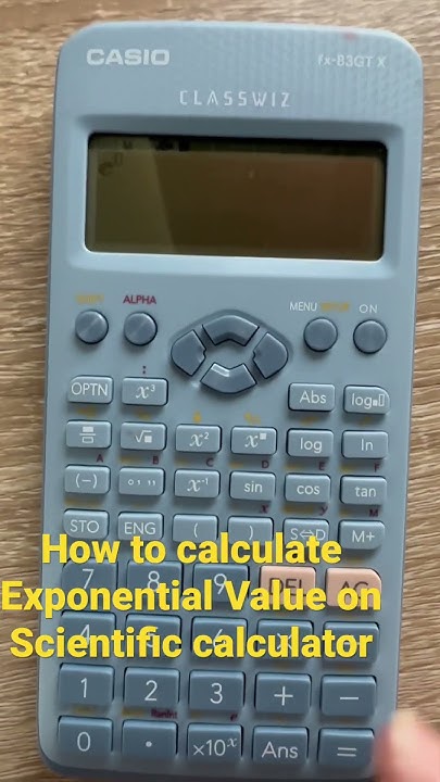 How to calculate Exponential using Scientific calculator #exponential ...
