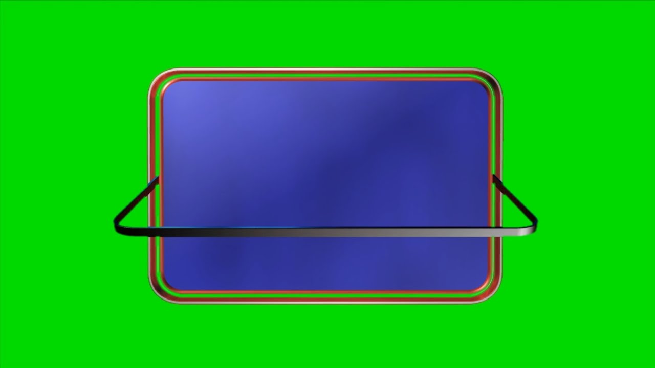 Green Screen 3D Logo Triangle Design_Animated Universal Logo Free Video ...