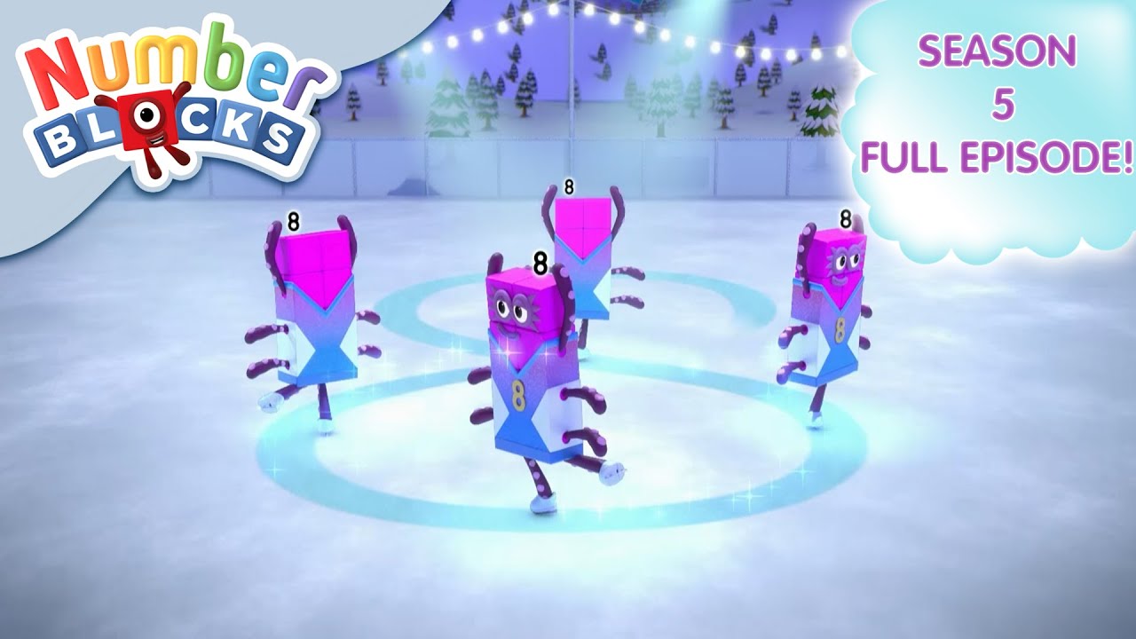 @Numberblocks- Snow Day Doubles ☃️| Multiplication | Season 5 Full ...