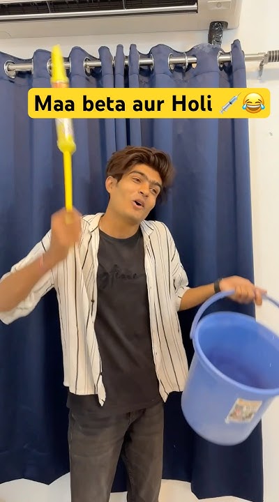 Maa beta aur Holi 💉😂 || Harsh Patel || #shorts #viralvideo #trending # ...
