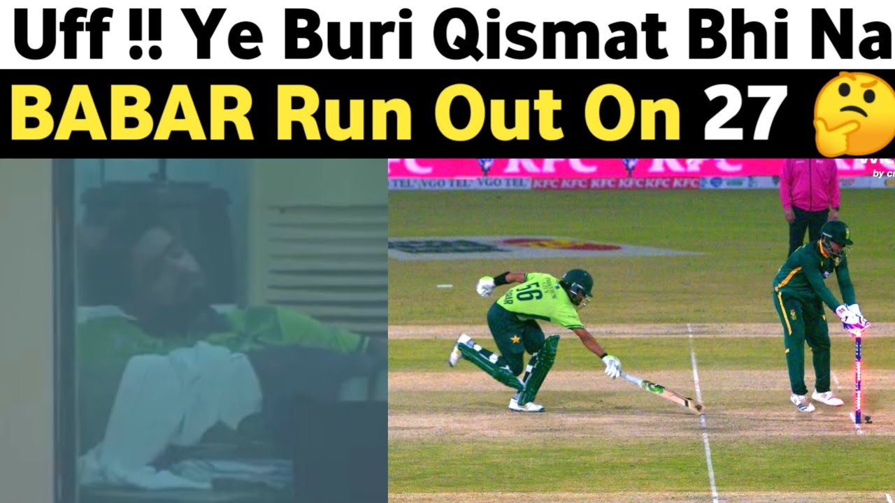 Unlucky BABAR Run Out On 27 🤔 | Just milimeters difference | Why babar ...