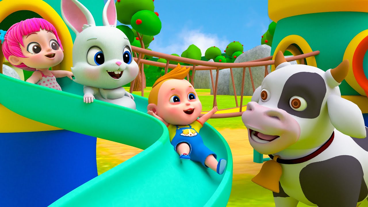 Five Little Babies Playground Park Song | Baa Baa Black Sheep | +More ...