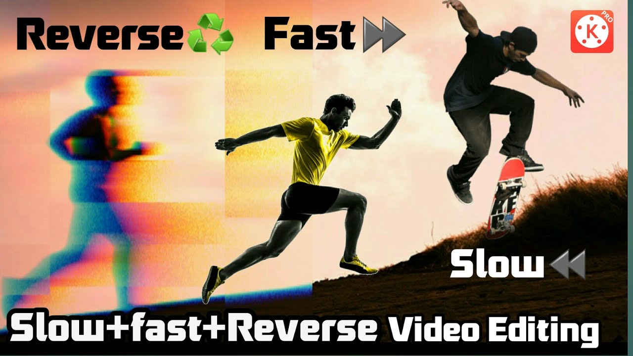 Slow fast and reverse effect video editing tutorial🔥 || Kinemaster ...