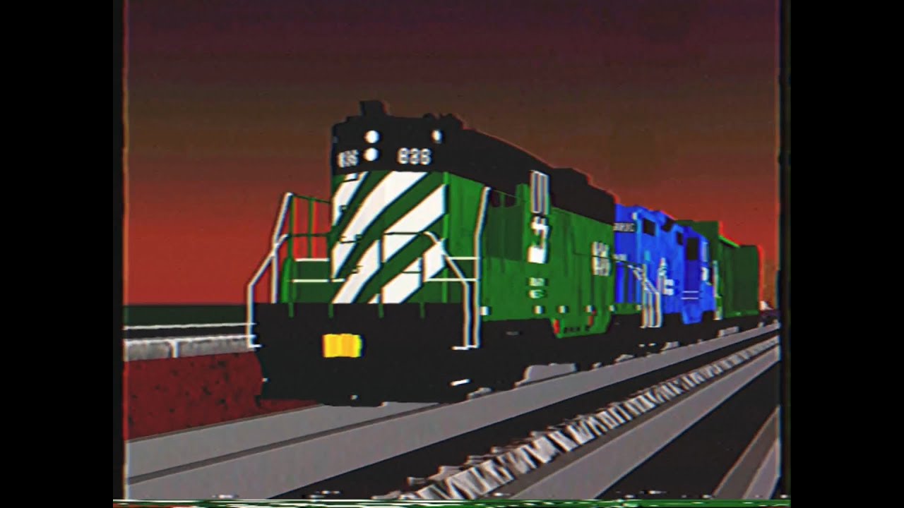 Ro-Scale Sandbox: Short CSX Freight 22 - Green Railroad EMD GP9 - YouTube