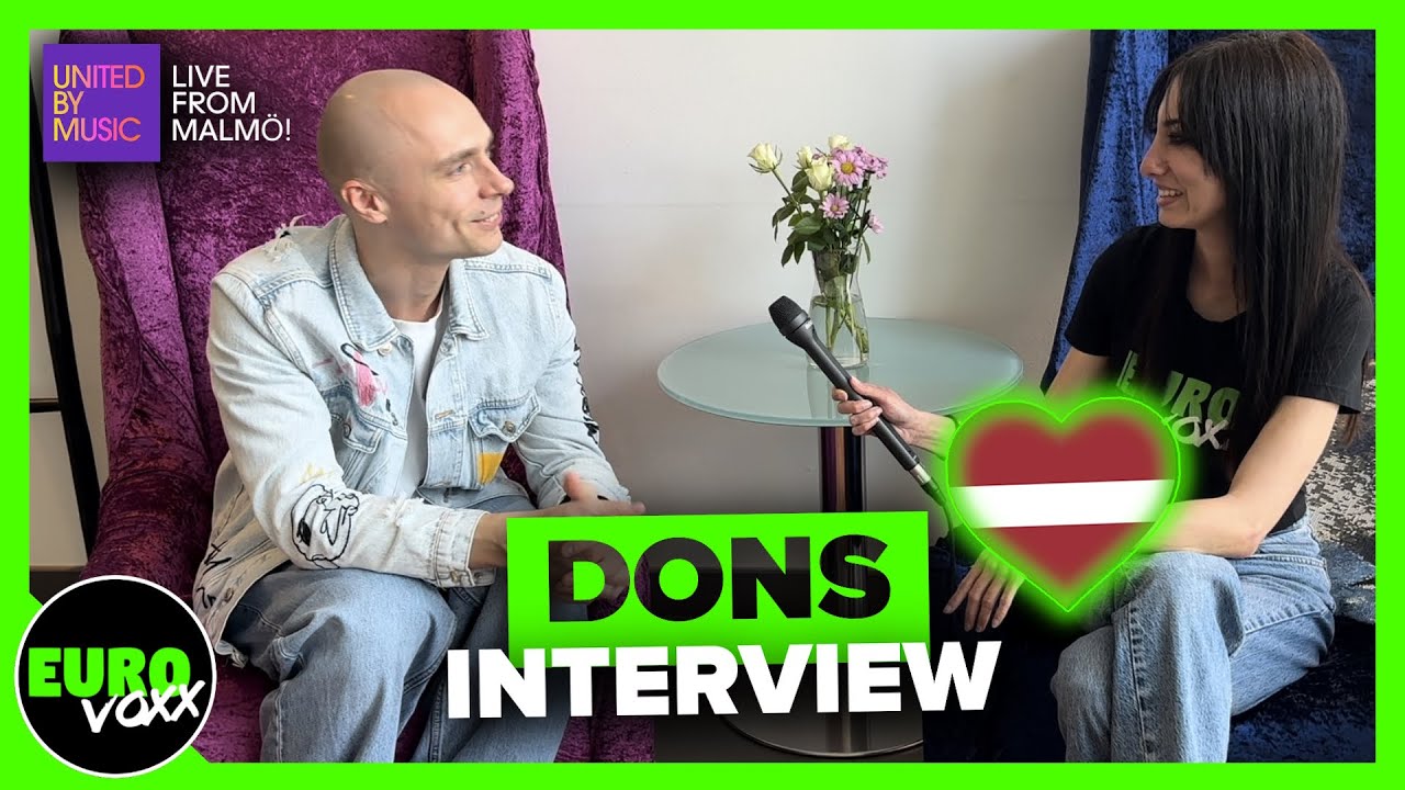 🇱🇻 DONS - 'HOLLOW' (INTERVIEW) // Latvia Eurovision 2024 // Live from ...