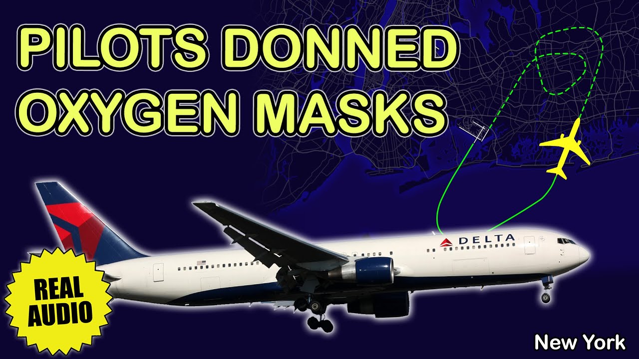 Pilots donned OXYGEN MASKS and returned. Odor in the cabin | Delta ...