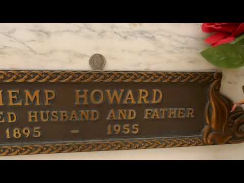 Shemp Howard The Three Stooges Grave Home of Peace Cemetery Los Angeles ...