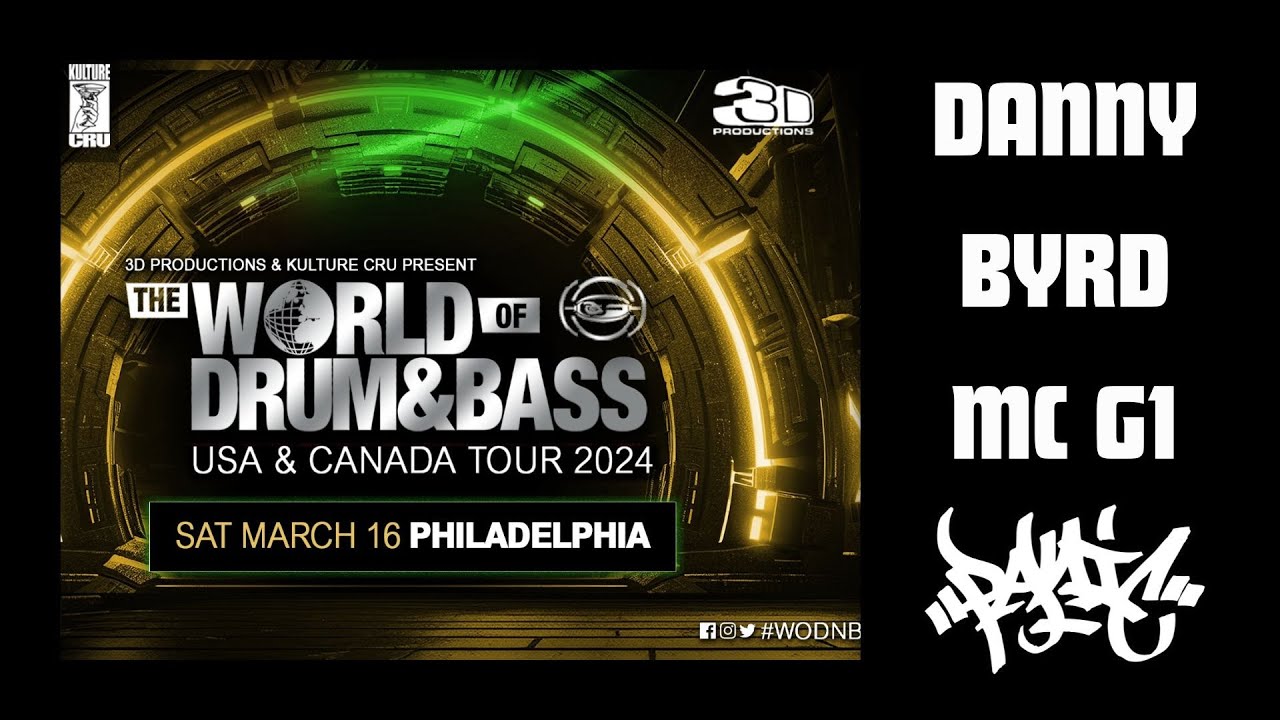Danny Byrd & MC G1 at The World of Drum & Bass Philadelphia 2024 - YouTube