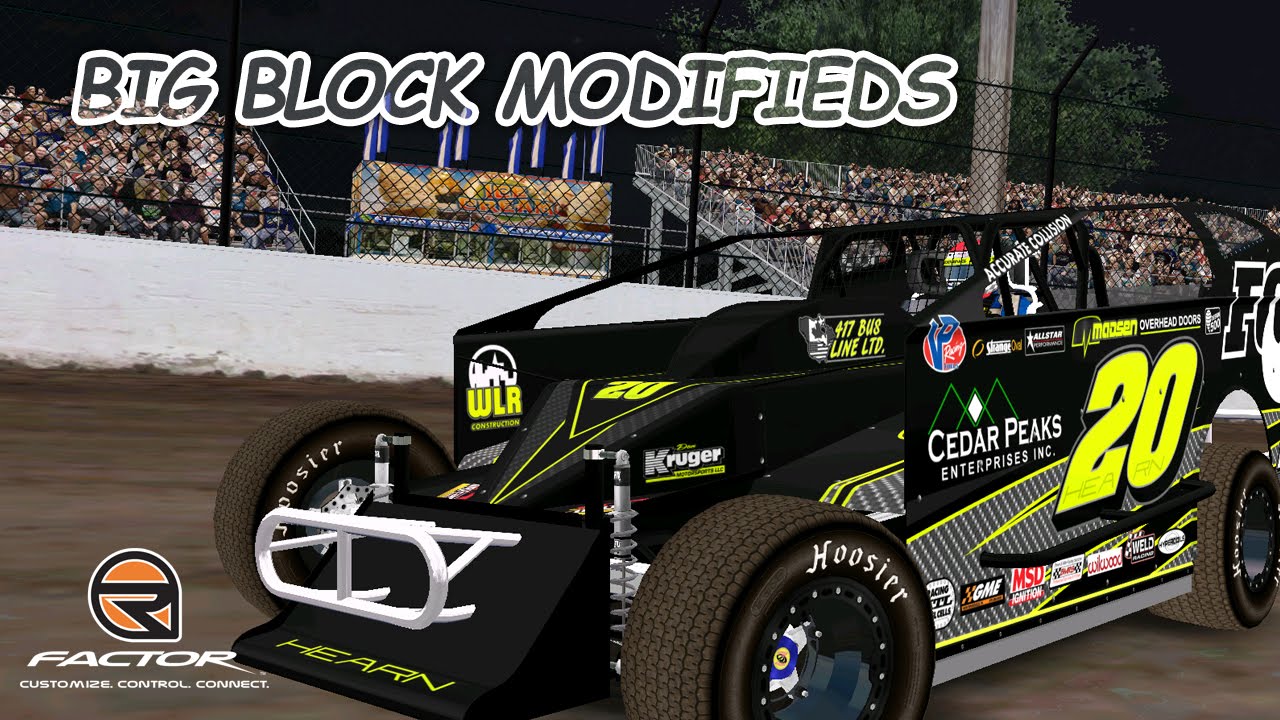 rFactor: More Power than Sense (Big Block Modifieds @ Volusia) - YouTube