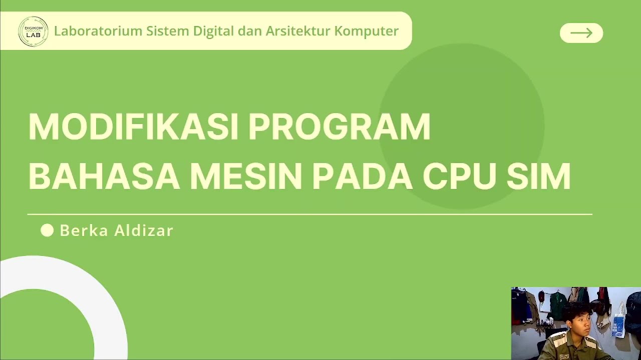 [Praktikum Oarkom 1] Modul 5: Modifikasi Program Bahasa Mesin pada CPU SIM - YouTube