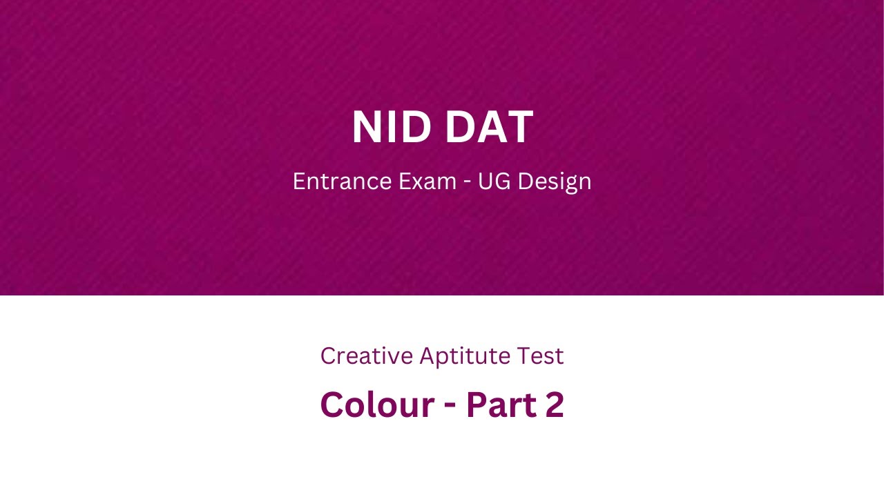 Master the Art of Color | NID DAT Color Theory Part 2 - YouTube