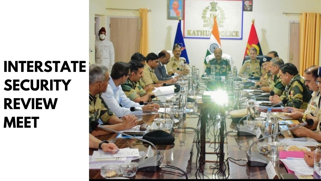 Interstate Security Review Meet: Senior BSF And Police Officials Meet ...