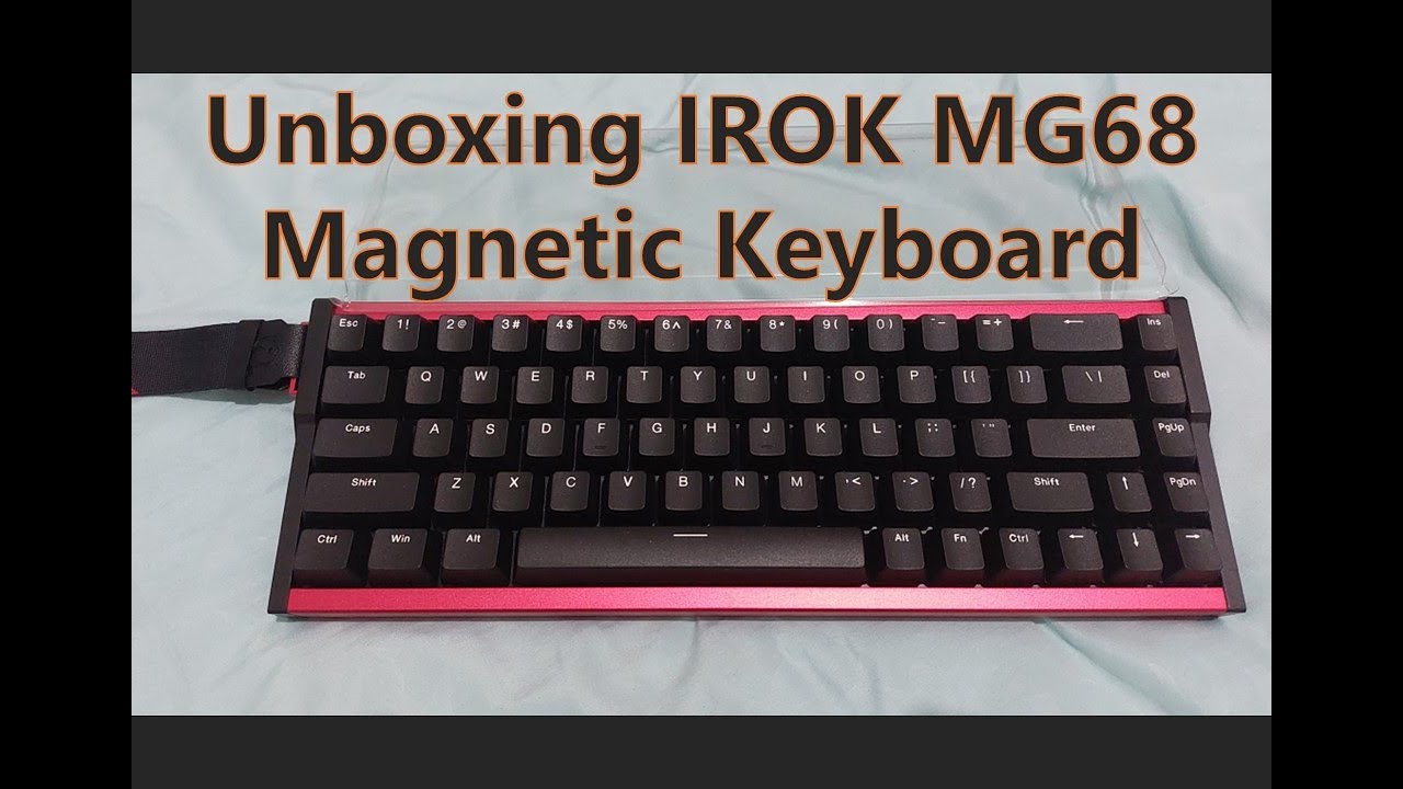 Unboxing IROK MG68 Fully aluminum magnetic keyboard - YouTube