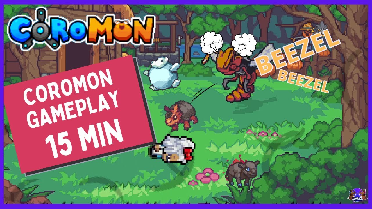 15 Min Coromon: Beezels and Woodlow Forest - Let's Play Funny - YouTube