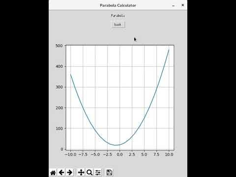 Python: Parabola Calculator (Self Project Written in Python programming ...