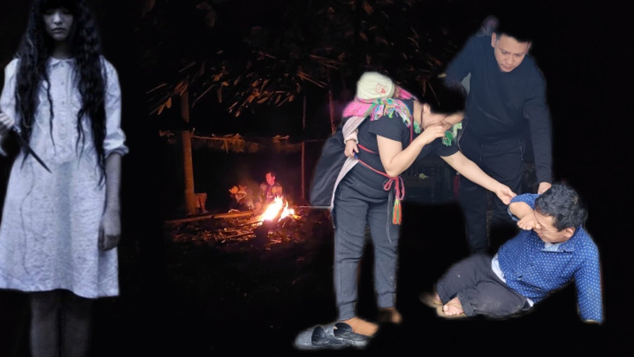 The fear of father and son when night comes and hears the tiger's roar ...