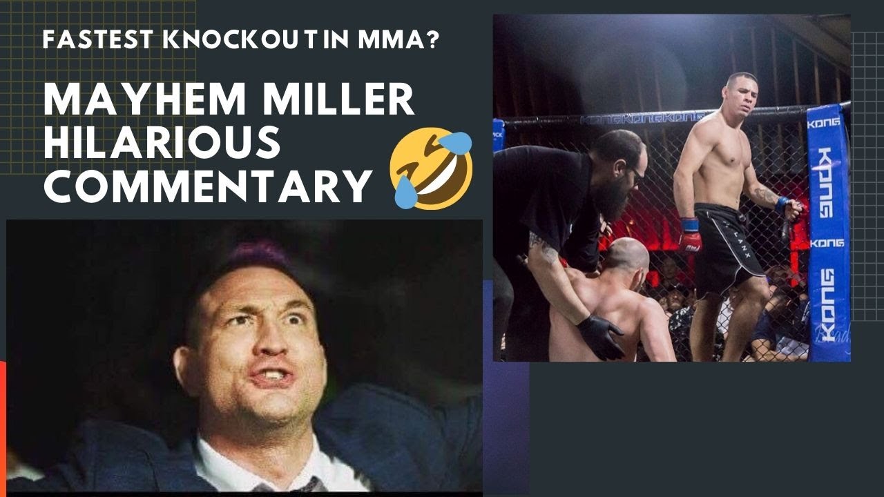 Jason Mayhem Miller Hilarious Reaction to Fastest Knockout in MMA - YouTube