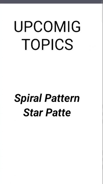 Upcoming Pattern Program Video Shortfeed Shorts Ctutorial Youtube