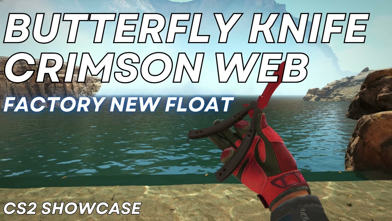 Butterfly Knife Crimson Web | CS2 Skin Showcase #1010 - YouTube