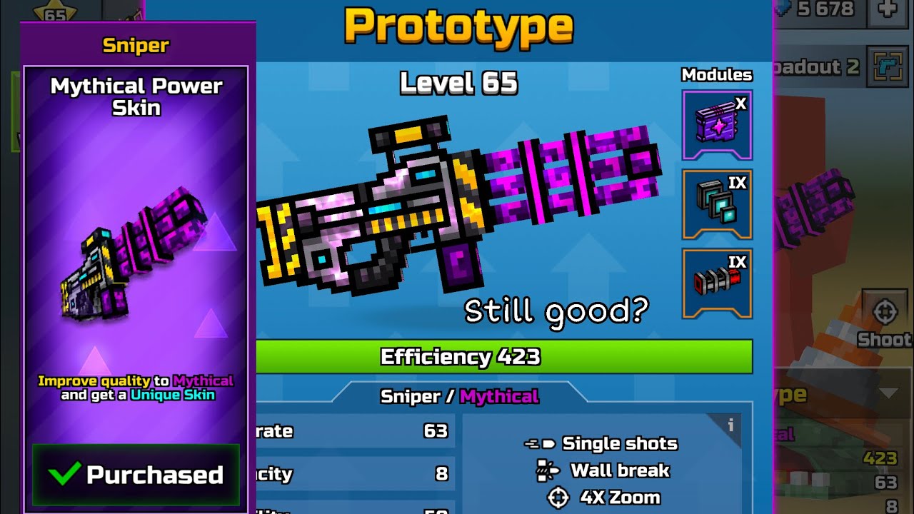 Maxed Prototype in 2021 Gameplay and 3 Cat Spam OG Sniper Pixel Gun 3D ...