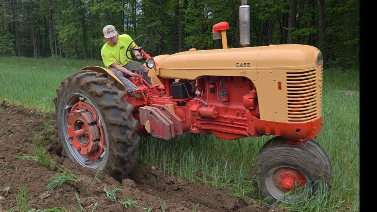 Plowing With Case Tractors - YouTube