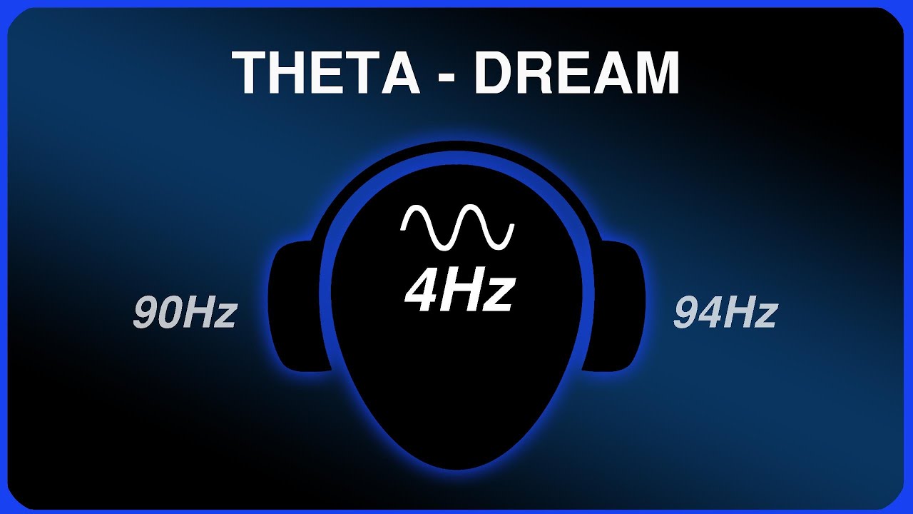 Deep Dream: Pure Binaural Beats - Theta - 4Hz@92Hz - Long version - YouTube