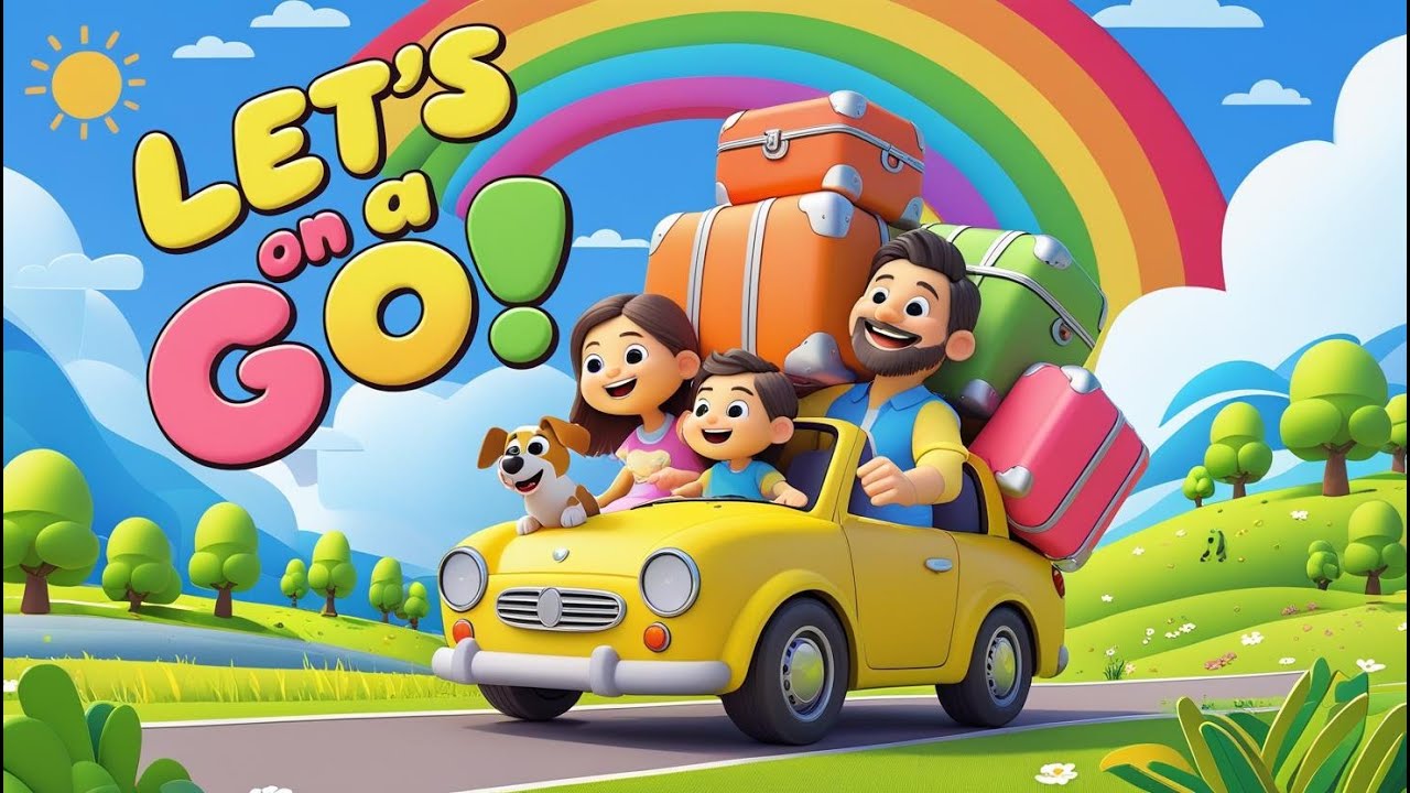 🎵 Going on a Trip | Fun Summer Vacation Song for Kids | Animated 3D ...