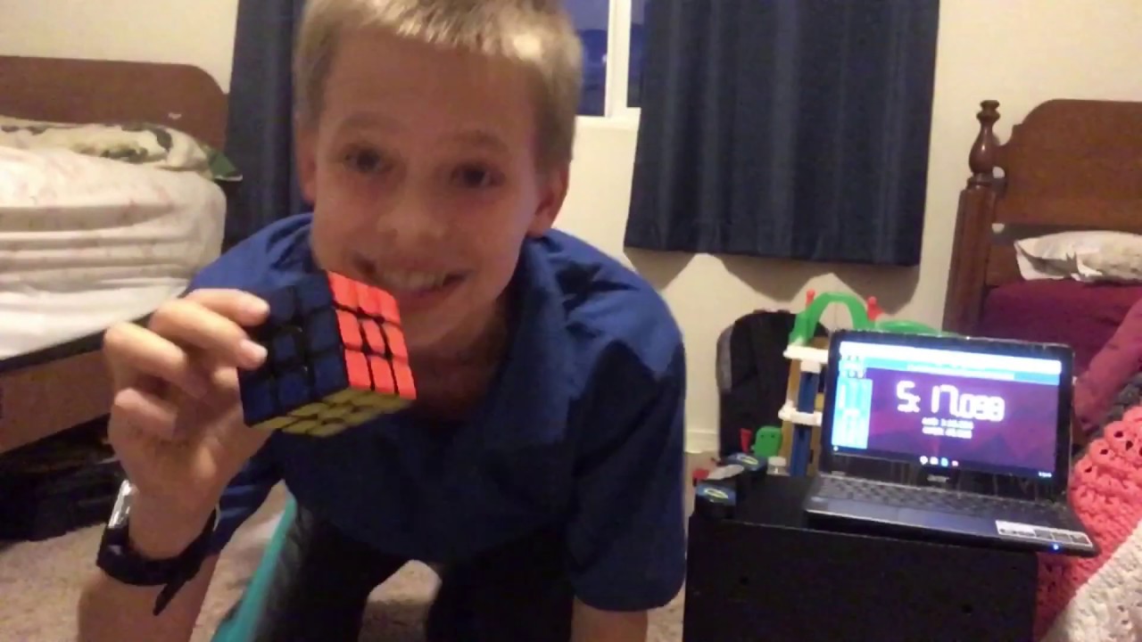 Solving 3x3 Blind folded in 5:17 - YouTube