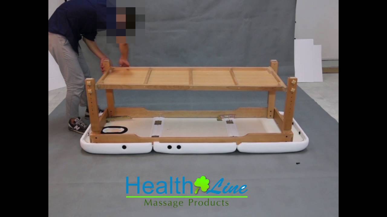 How to Assemble the Panel of Healthline Massage Table - YouTube